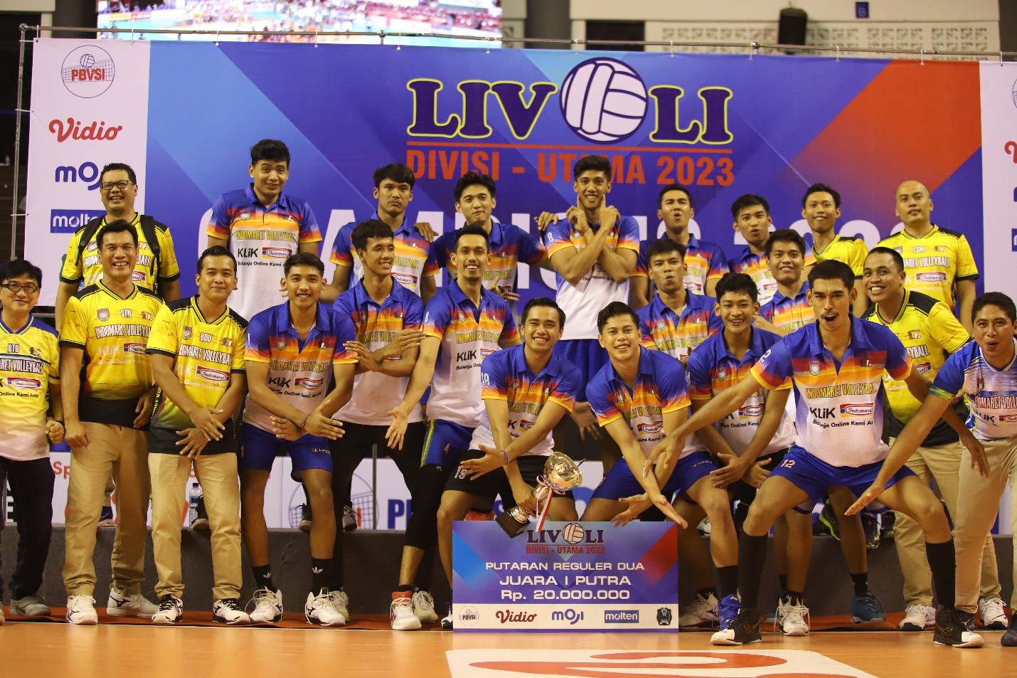 Tim Bola Voli Putra Indomaret Juarai Putaran Reguler Kedua Livoli ...