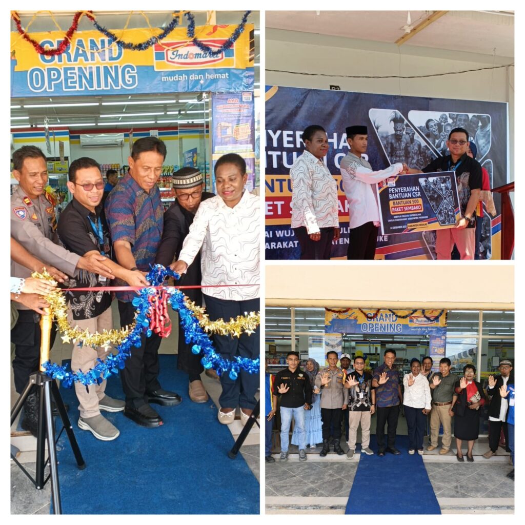 Grand Opening Indomaret Pertama Hadir di Kota Rusa Merauke – Indomaret
